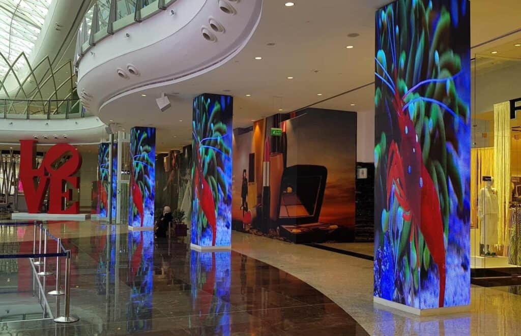 Dynamo LED Displays Install Huge LED Tower In Muscat, Oman