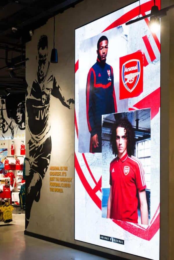 Arsenal FC The Armoury: LED Video Wall Case Study | Dynamo