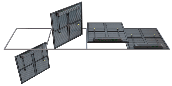 LED Ceiling Tiles - Video Sky Tiles