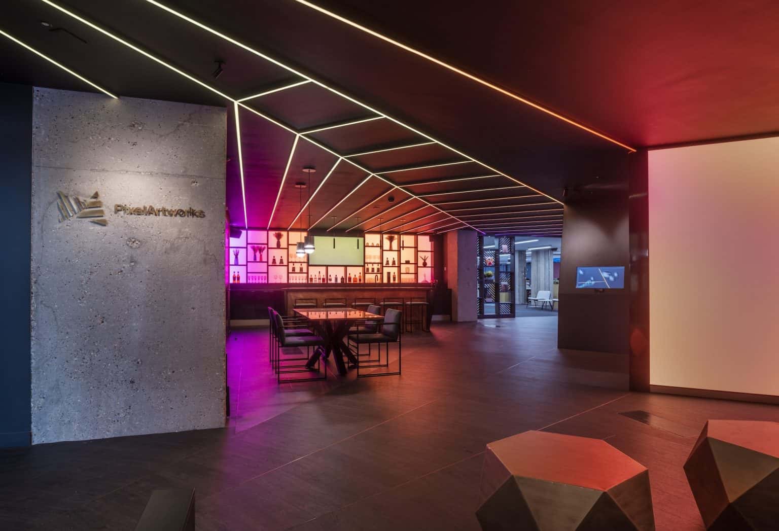 Immersive LED Room at Pixel Artworks London HQ