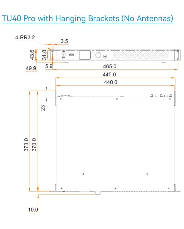 TU40 Pro LED Playback Control Processor