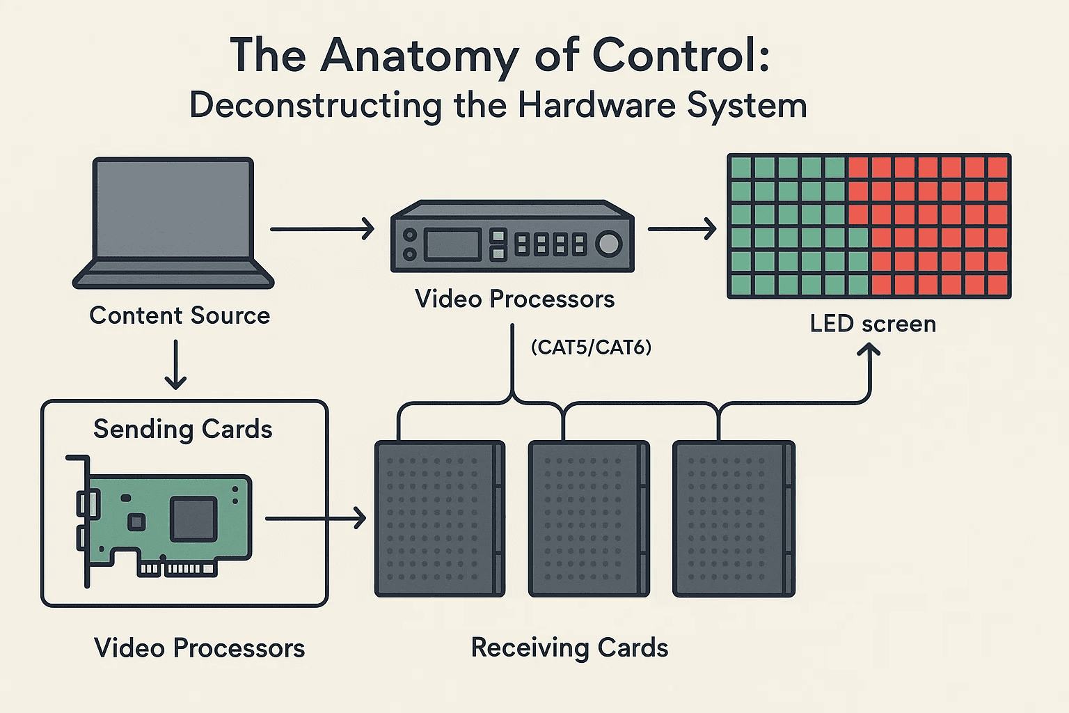 LED Display Controller & Processor Hardware Explained