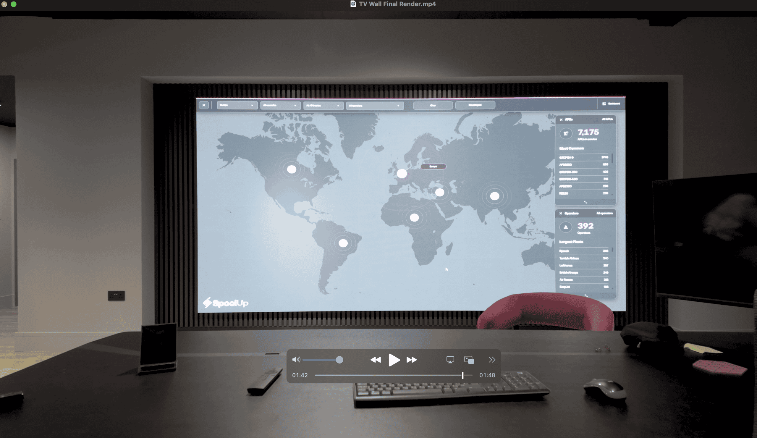 Office LED Video Wall: 4m × 2m DX Series Case Study